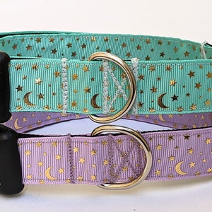 Cosmo Galaxy Dog Collars | 5 Colors Blue Purple Black Mint Green ...