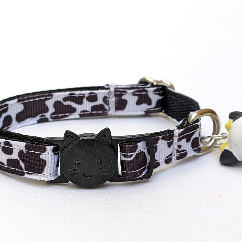Cow Print Cat Collar - Etsy