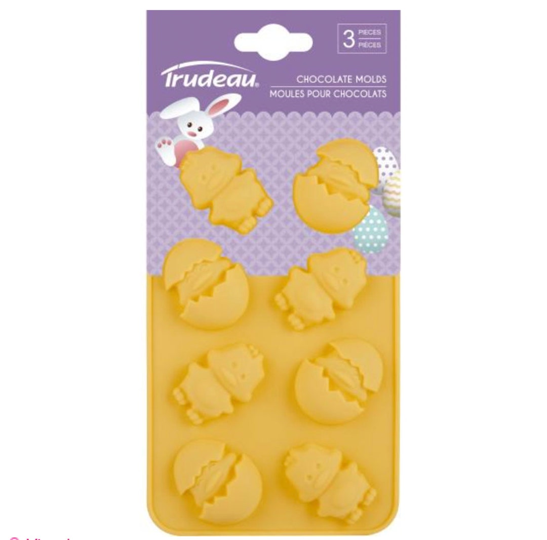 CUTE CHICKS SILICONE Mold, 8 Cavities, Candy Mold, 3 Pieces per Pack ...