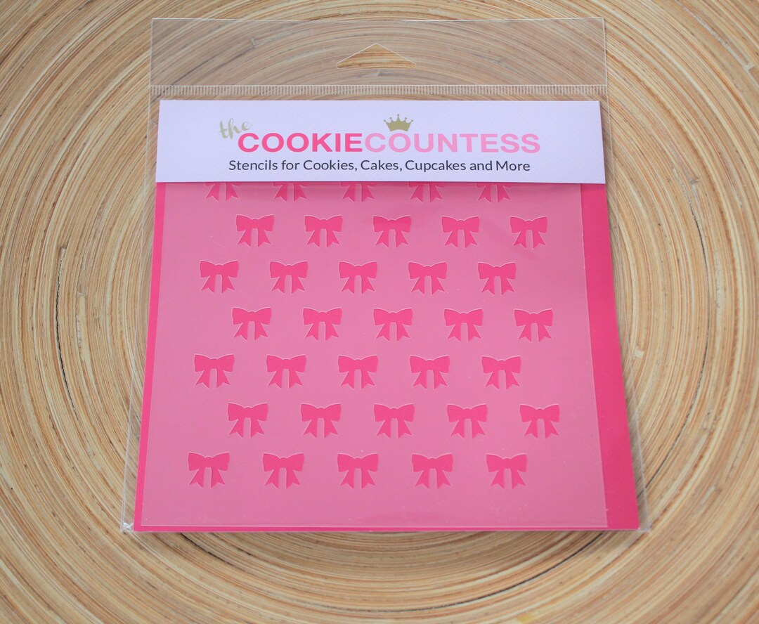 LITTLE BOWS Cookie Countess, Cookie Stencil/cupcake Stencil - Etsy