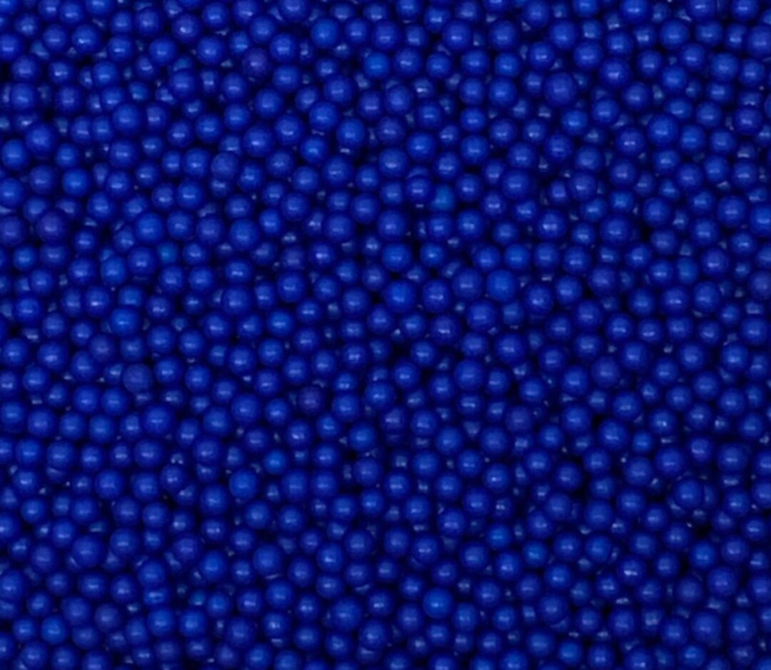 ROYAL NAVY Candy Beads, Sprinkles , NAVY, 2 Ounces or 4 Ounces, Candy ...