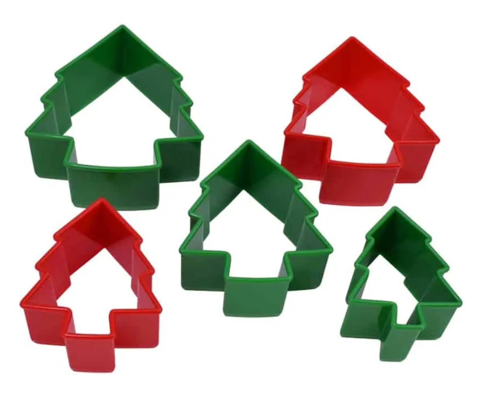 Multi Color TREE Cookie Cutter Set - Etsy