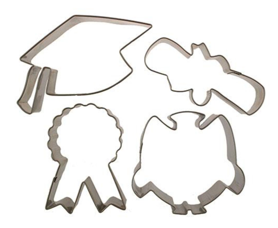 CUTIE CUPCAKE GRADUATION Cookie Cutter Set Mini Graduation | Etsy