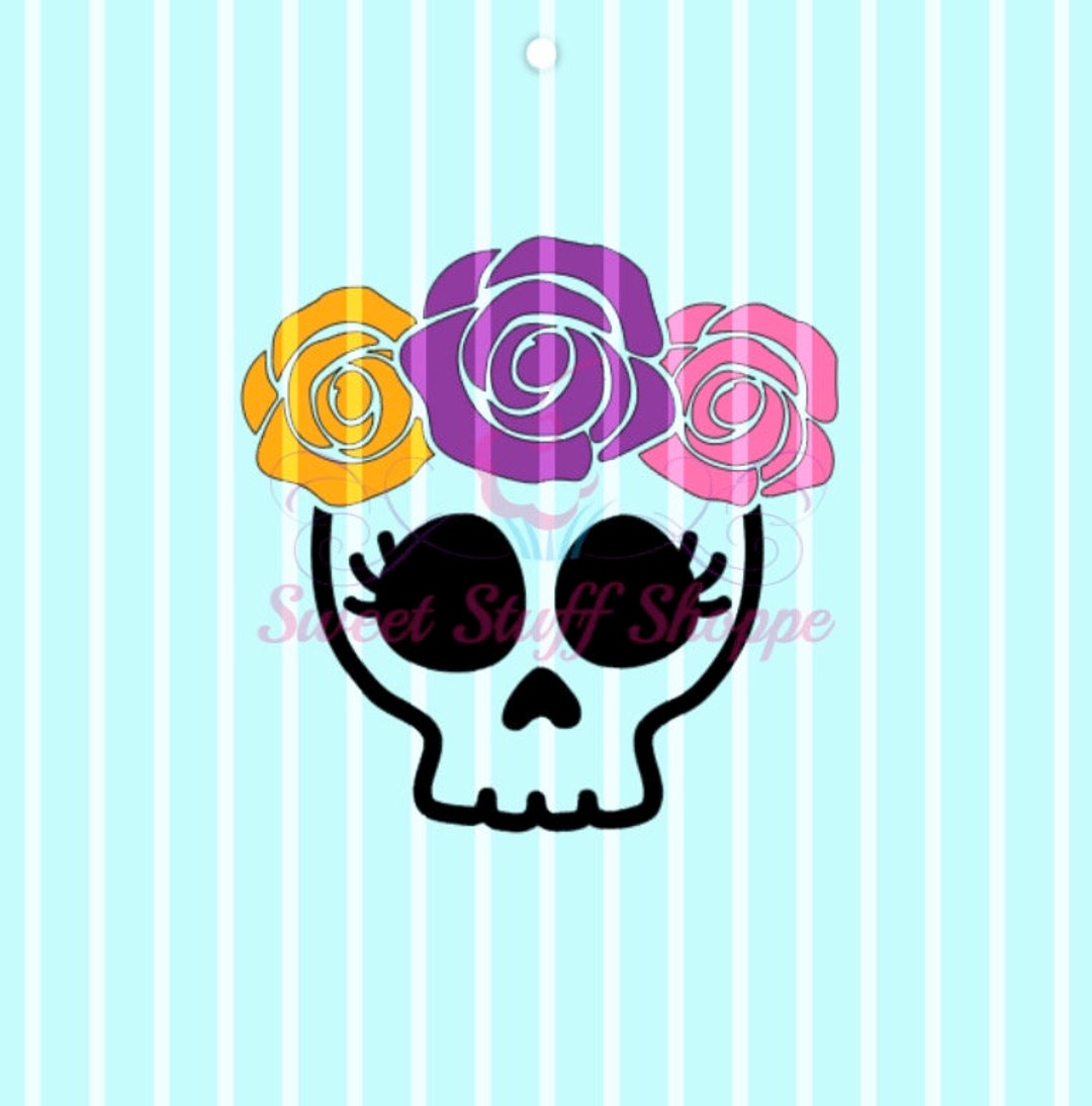 SKELETON/FLOWERS Silk Screen, Cookie Silk Screen, Silk Screen Cookie ...