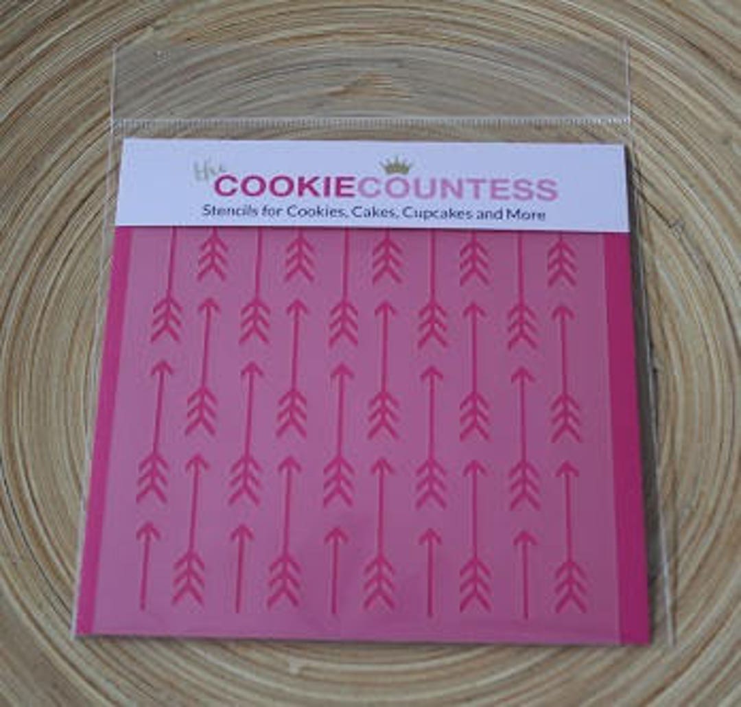 ARROWS Cookie Countess, Cookie Stencil/cupcake Stencil - Etsy