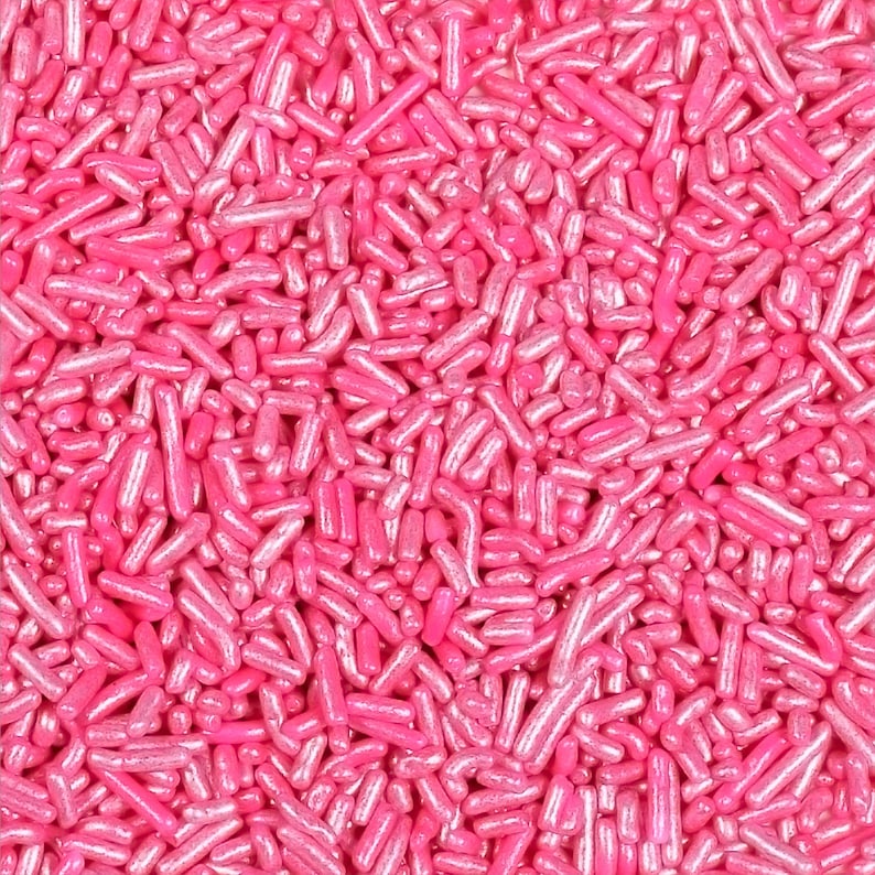 PINK JIMMIES, Metallic Jimmies, Jimmies, Pearl Jimmies, Cake Toppings ...