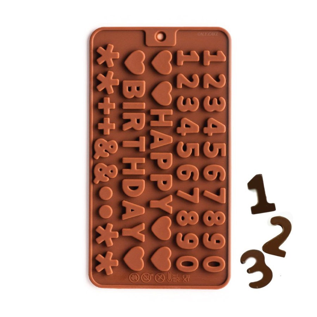 MINI NUMBER Silcone Chocolate Mold - Etsy