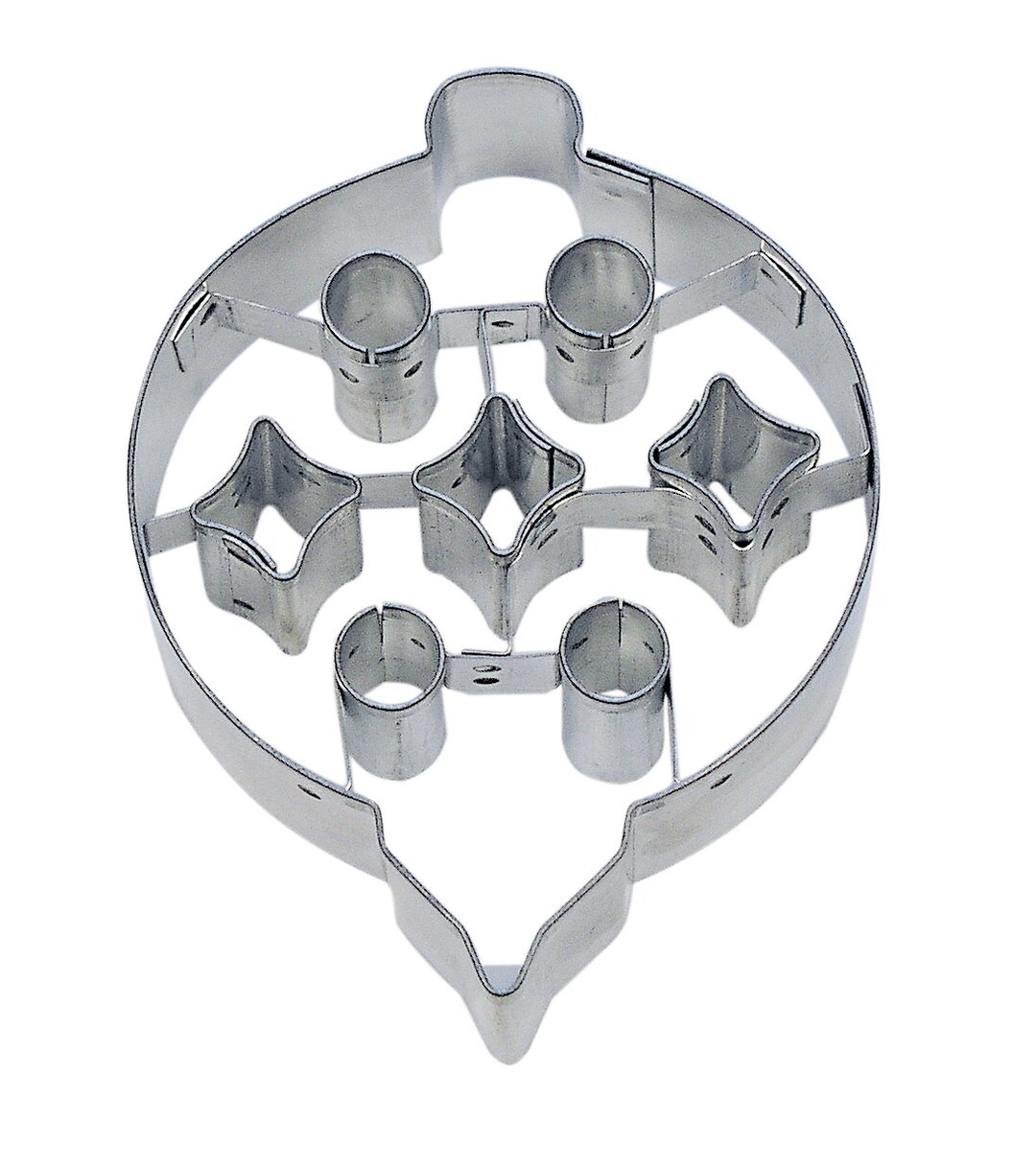 ORNAMENT COOKIE CUTTER 3" W/cutouts - Etsy