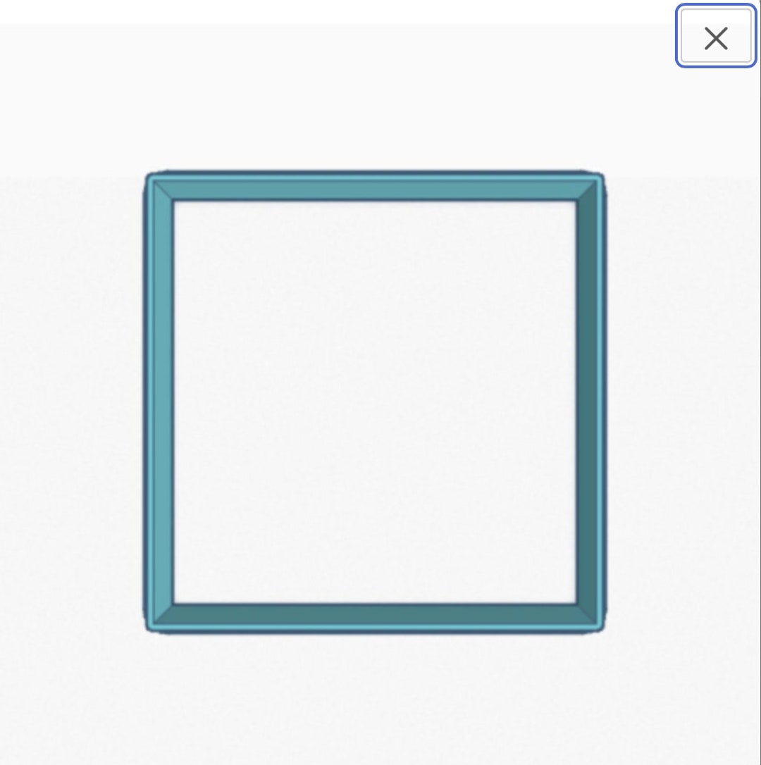 SQUARE Cookie Cutter, 3D Printed Cookie Cutter, Sweet Stuff Shoppe - Etsy