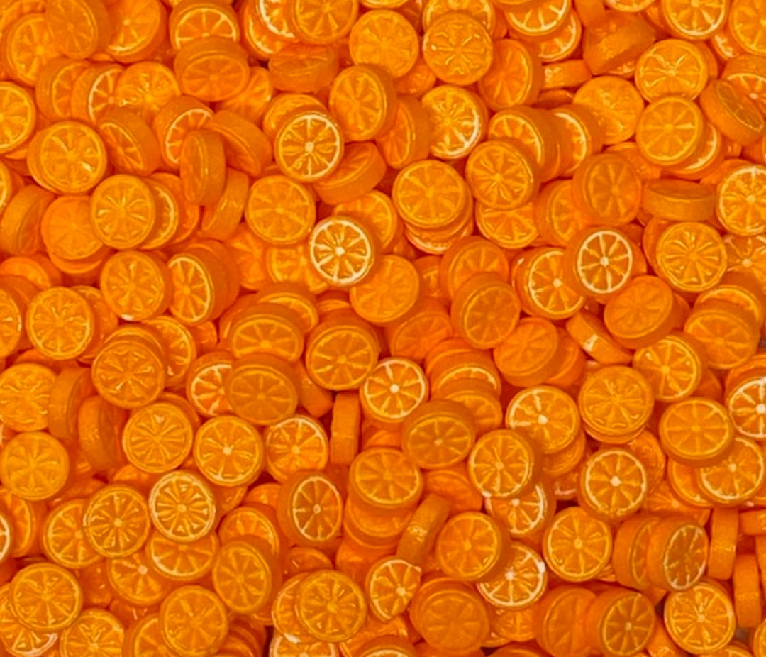ORANGE SLICE SPRINKLES, Orange Sprinkles, 4 Ounces or 2 Ounces ...