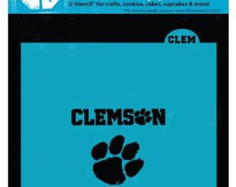 Clemson Paw Stencil | Etsy