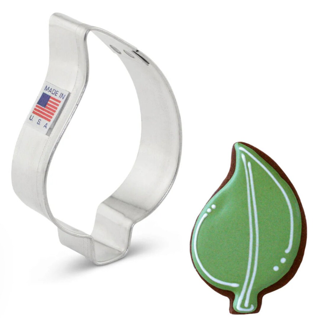 TEAR DROP LEAF Cookie Cutter Ann Clark Cookie Cutter, Ann Clark ...