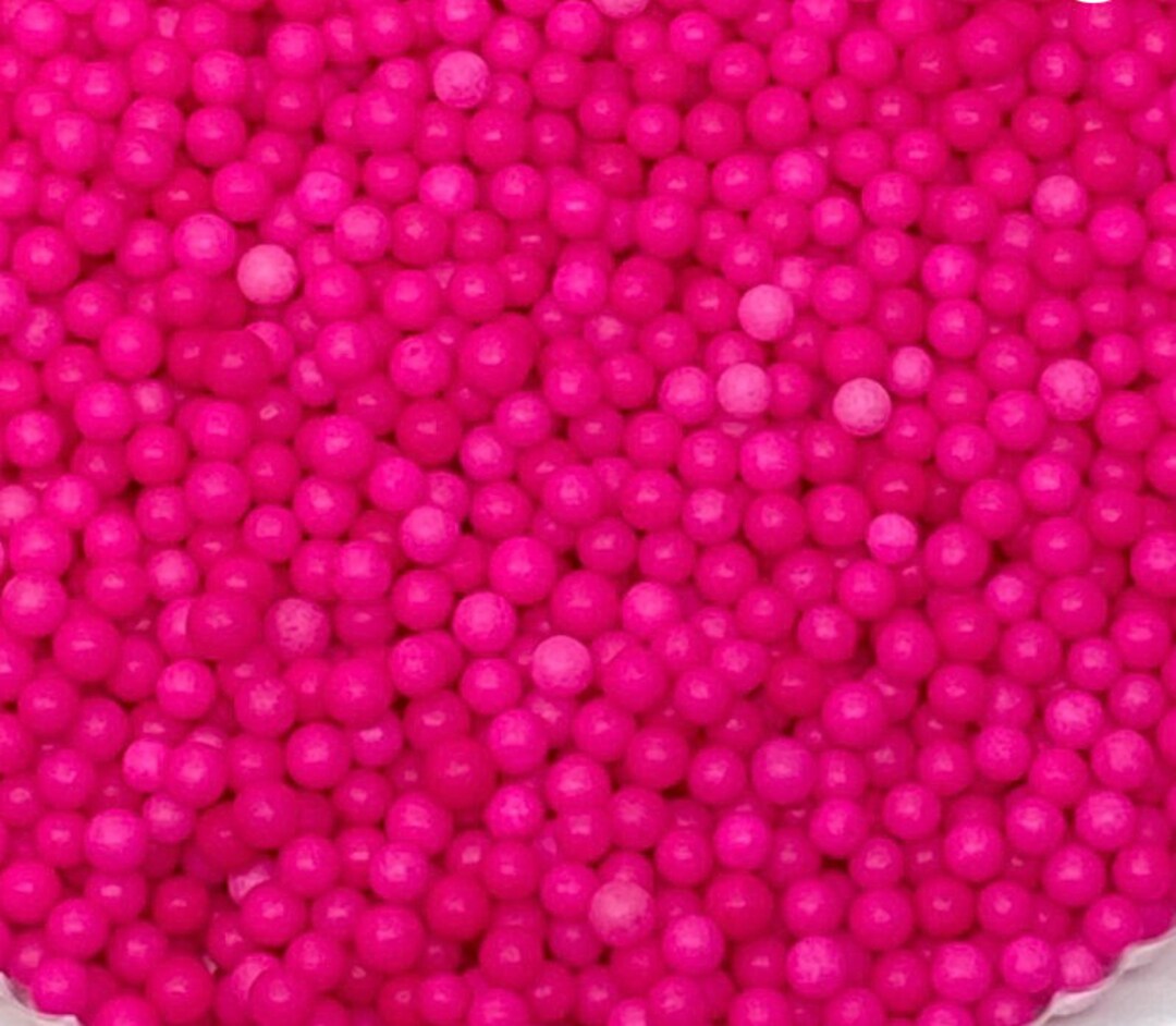 NEON Candy BEADS, Sprinkles , Pink, Yellow, or Green, 2 Ounces, Candy ...