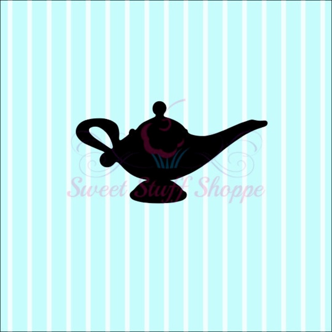 GENIE ALADDIN LAMP, Silk Screen, Cookie Silk Screen, Silk Screen Cookie ...