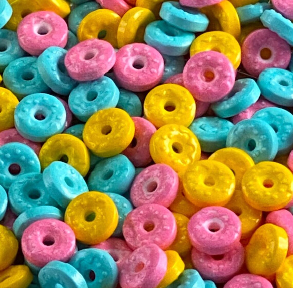 DONUT SPRINKLES Teal Yellow Pink Sprinkles 4 Ounces - Etsy
