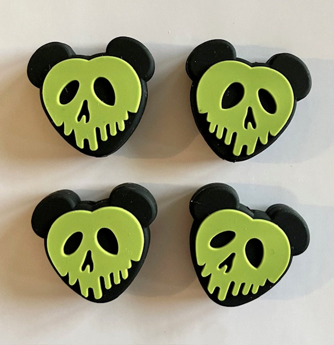 TOXIC Skull Focal Bead , Focal Beads, Toxic Skull Silicone Beads ...