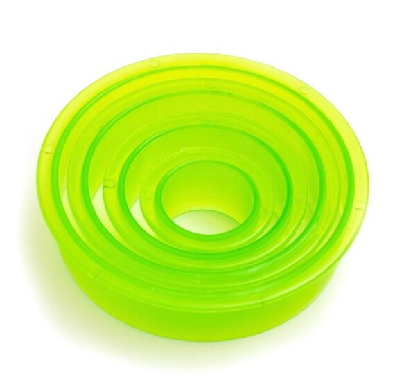 Sweet SUGARBELLE Circle Nested 4 Piece Color Cookie Cutter - Etsy