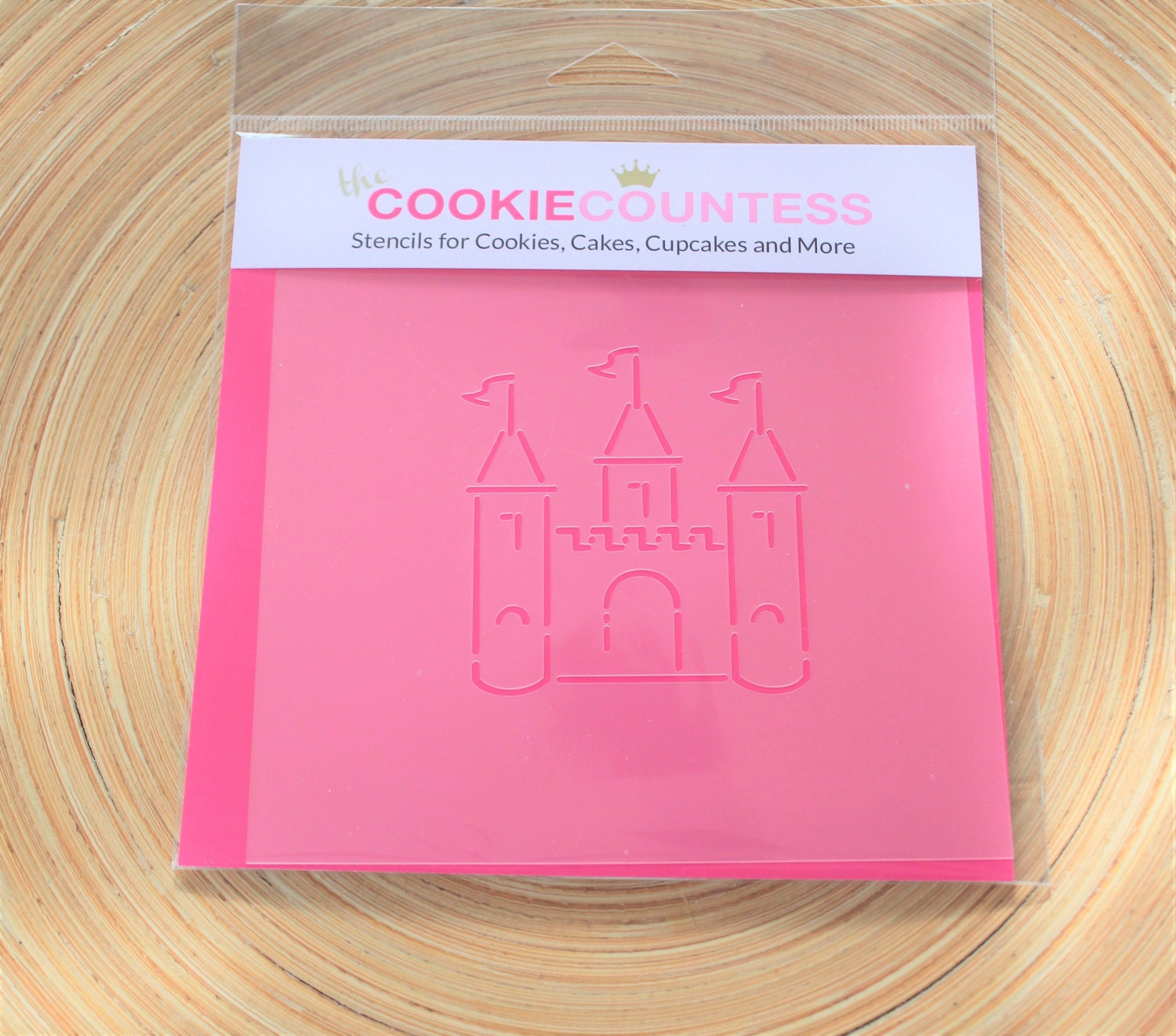 PRINCESS CASTLE STENCIL, Cookie Countess, Cookie Stencil/cupcake ...