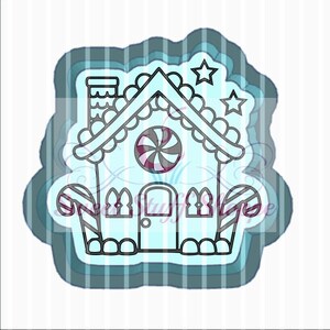 GINGERBREAD HOUSE PYO Cookie Silk Screen, Custom Cookie Silk Screen ...