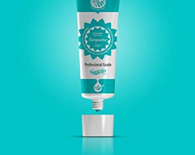 TURQUOISE Progel Food Coloring 25g by RAINBOW DUST - Etsy