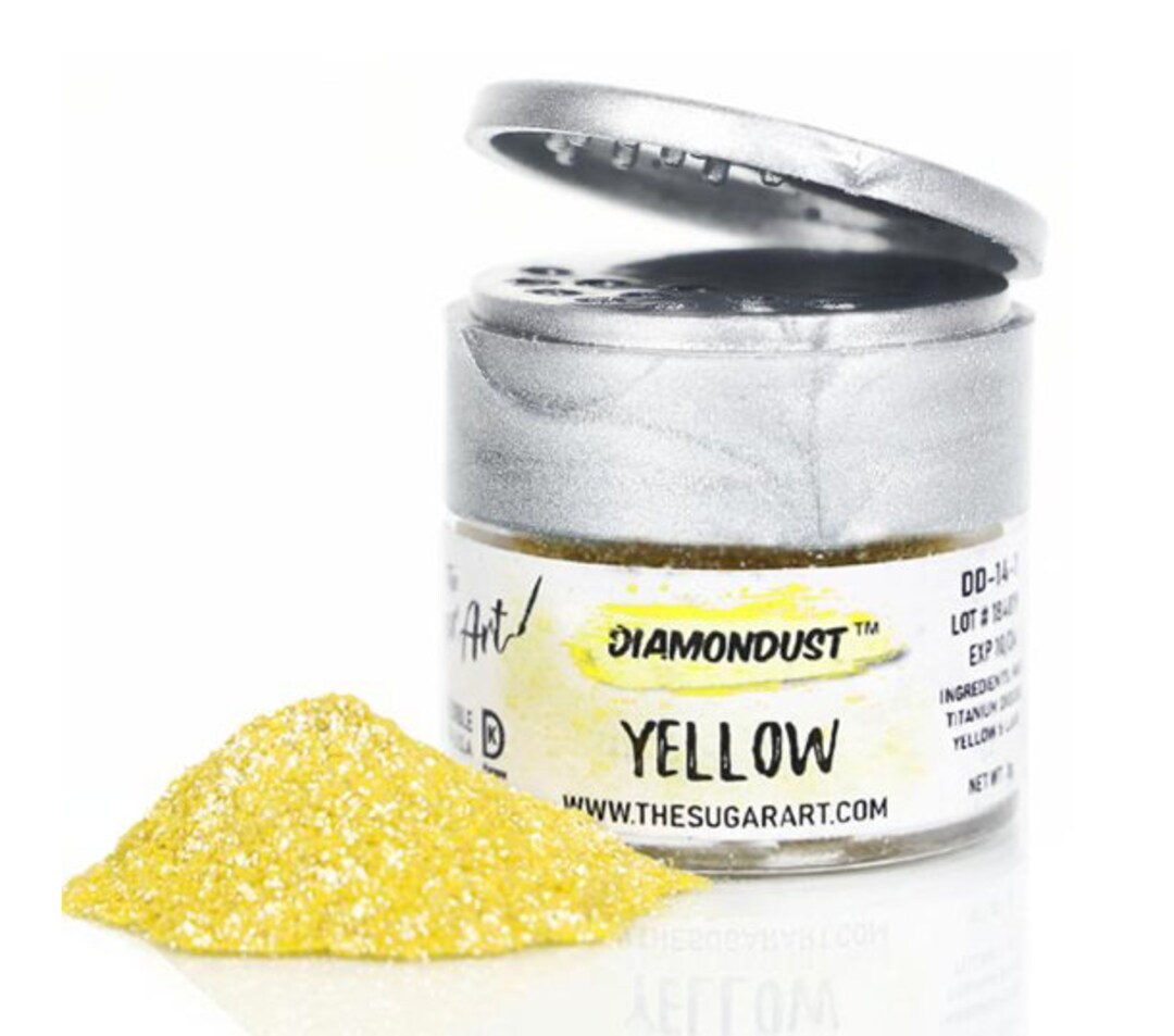 DIAMONDUST, YELLOW, the Sugar Art, Diamond Dust - Etsy