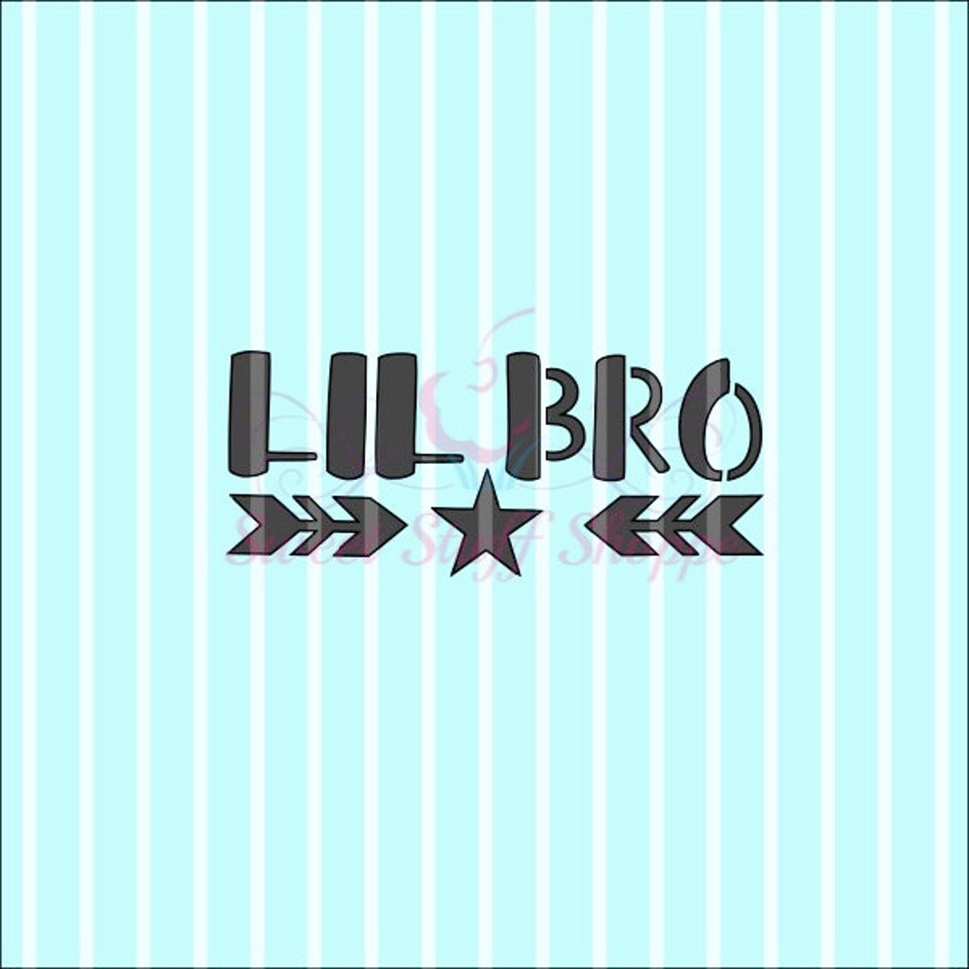 LIL BRO, Cookie Silk Screen, Silk Screen Cookie Stencil, Mesh Stencil ...