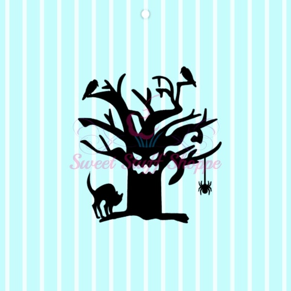 Spooky Tree Stencil - Etsy