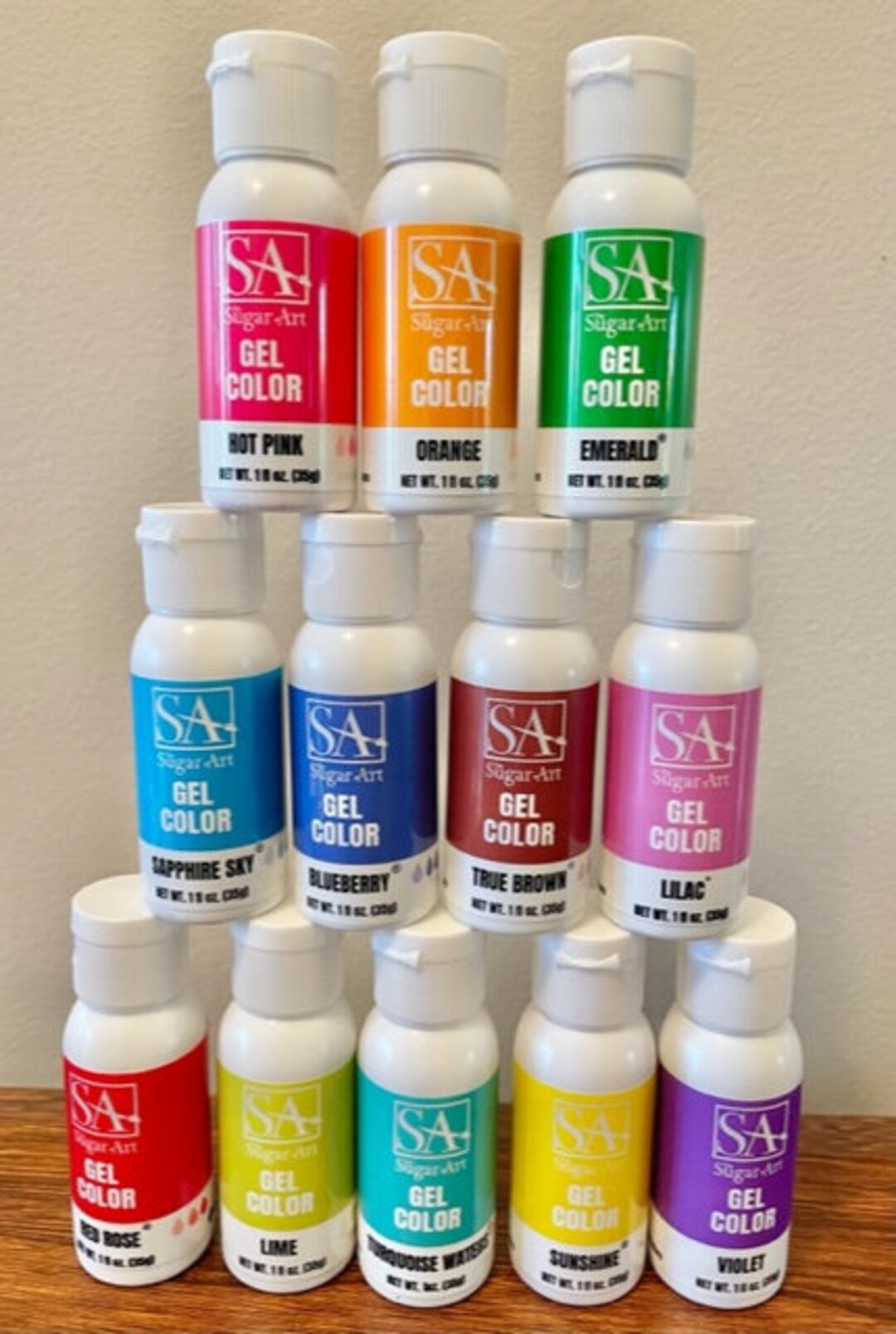 THE SUGAR ART Gel Colors All Colors Plus New Ones Are Available 1 Ounce ...