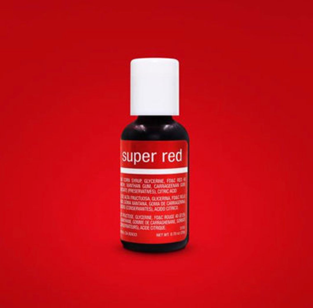 Chefmasterr Super Red Gel Paste - Etsy