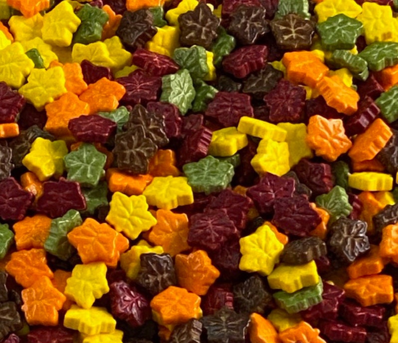 FALL MAPLE LEAF Sprinklese, Thick Sprinkles, 4 Ounce Bag - Etsy