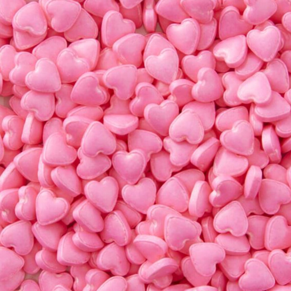 WILTON PINK HEART Candy Decorations 1.1 Ounce Pack - Etsy