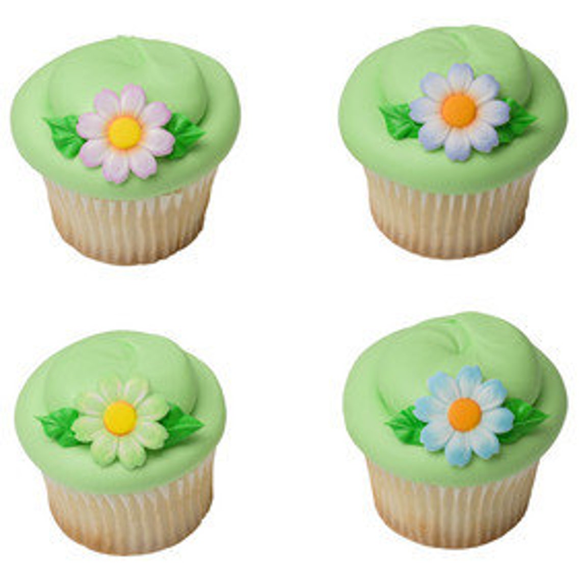DAISY ASSORTMENT SUGARSOFT Edible Decorations 12 Pieces - Etsy