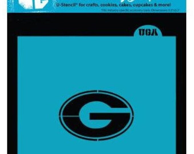 GEORGIA G College Stencil, U Stencil College Stencils, Cookie Stencil ...