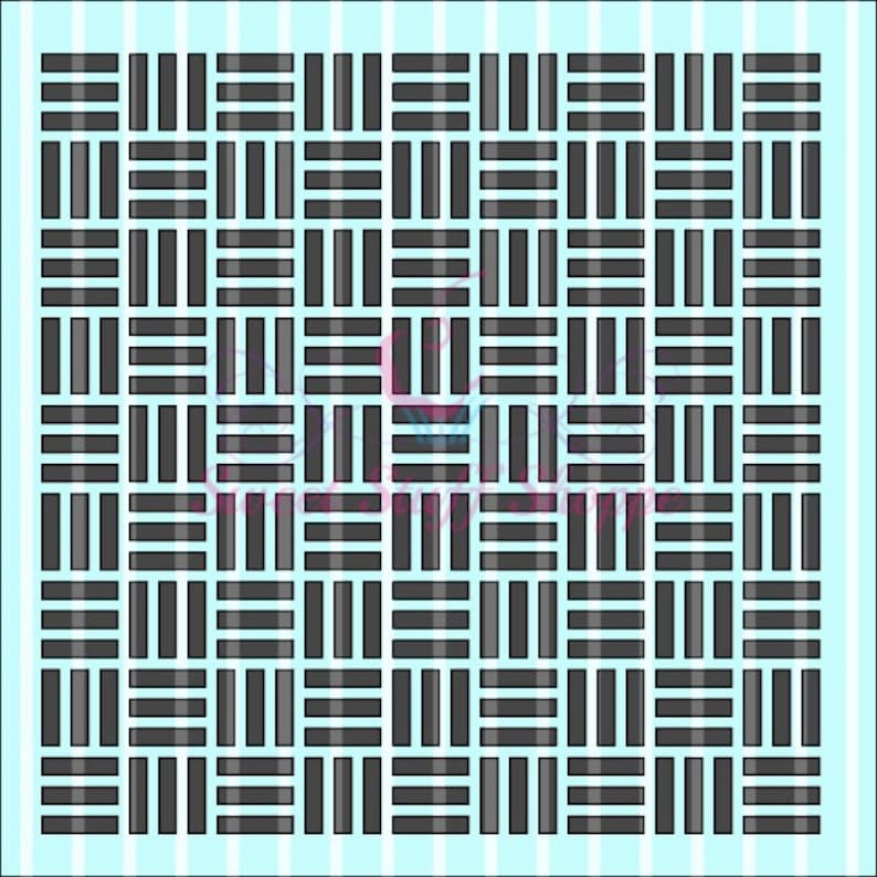 BASKET WEAVE BACKGROUND Silk Screen, Cookie Silk Screen, Silk Screen ...