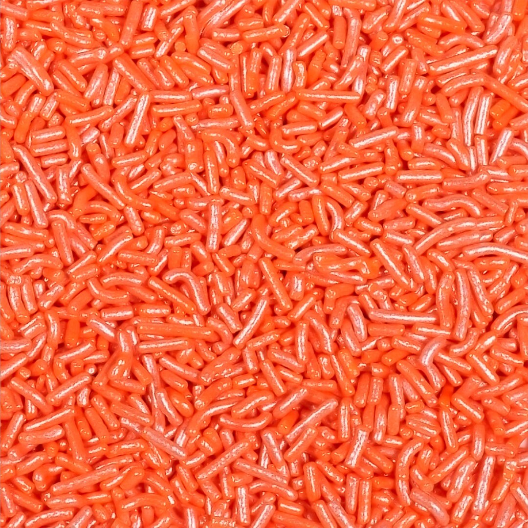 ORANGE JIMMIES, Metallic Jimmies, Jimmies, Pearl Jimmies, Cake Toppings ...