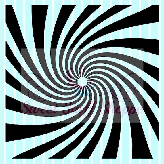 STARBURST SWIRL Background Silk Screen Cookie Silk Screen | Etsy