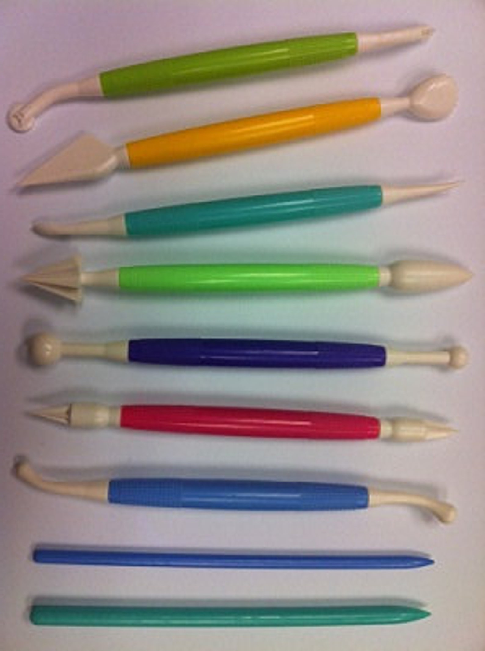9 Piece Fondant & Gum Paste Modeling Tool Set - Etsy