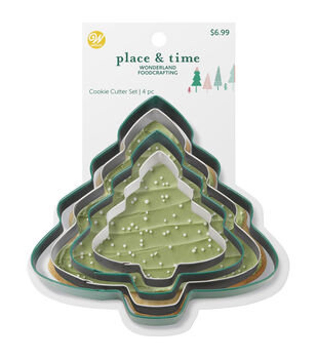 Nested TREE, 4 Piece, Color Cookie Cutter Set - Etsy