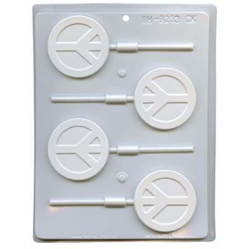 PEACE SIGN SUCKER Hard Candy Mold - Etsy