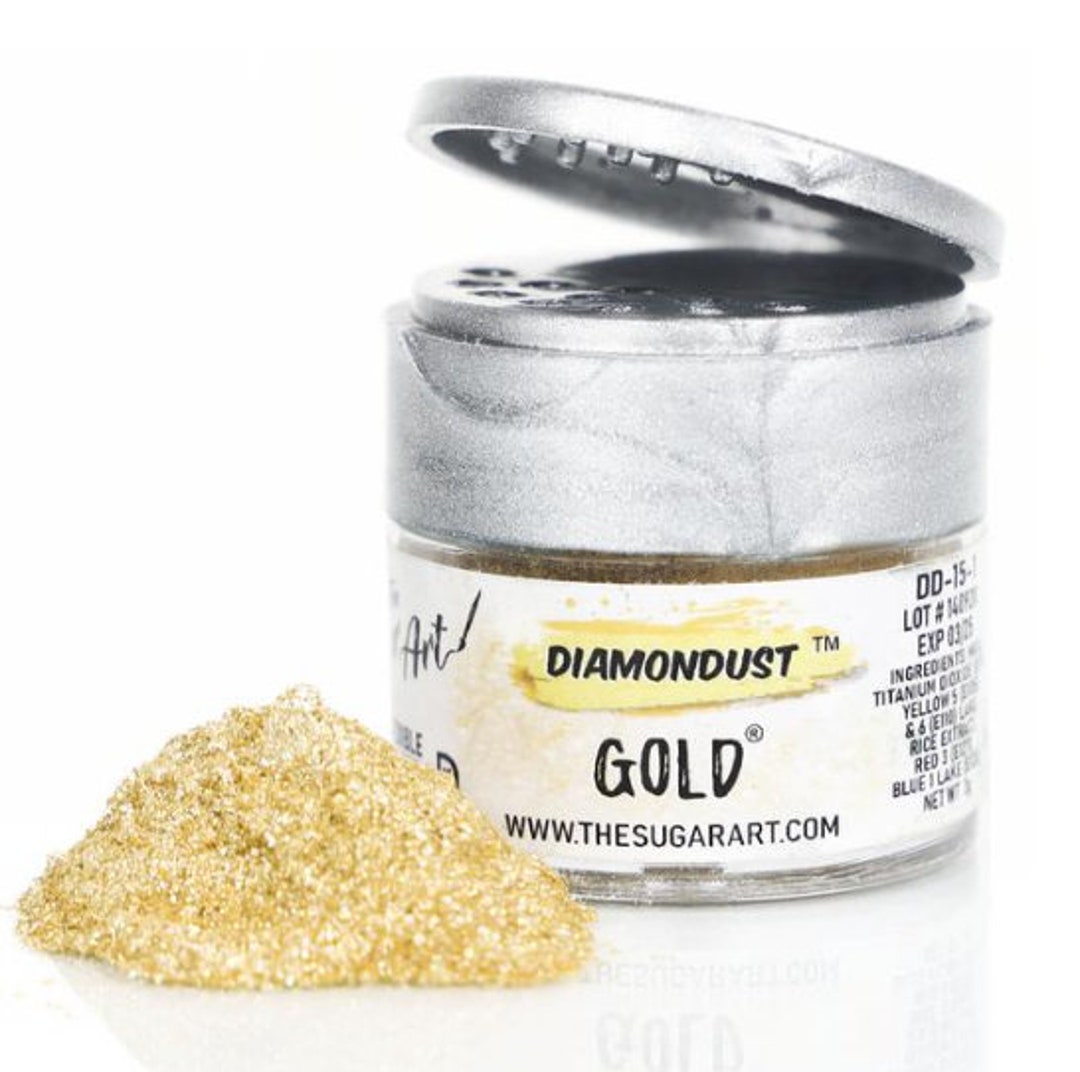 DIAMONDUST, GOLD, the Sugar Art, Diamond Dust - Etsy