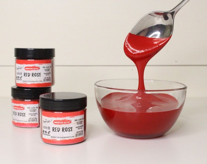MASTER ELITE Red Rose - the Sugar Art - 4 Grams - Etsy