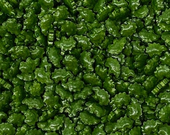 MARIJUANA LEAF SPRINKLES, Green Sprinkles, 2 or 4 Ounces, Thick ...