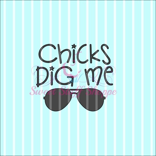 CHICKS DIG Me! Silk Screen, Stuff Shoppe, Silk Screen Cookie Stencil ...