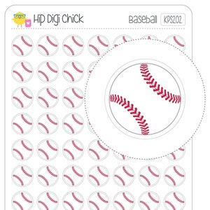 Baseball Sports Planner Stickers - Etsy