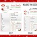 PRINTABLE Secret Santa Christmas Wish List | Holiday Gift Exchange ...