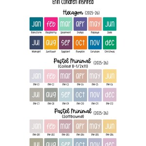Monthly Date Dots Number Planner Stickers - Etsy