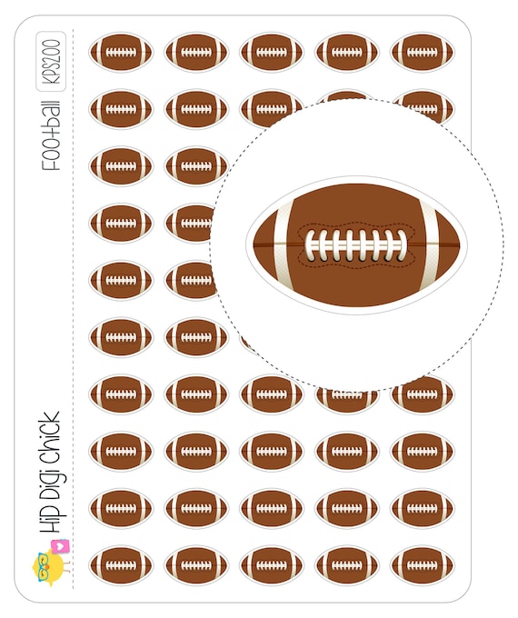 Football Sports Planner Stickers - Etsy