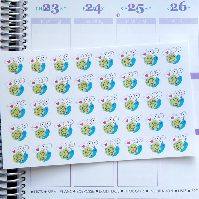 Happy Mail RAK Planner Stickers Snail Mail - Etsy