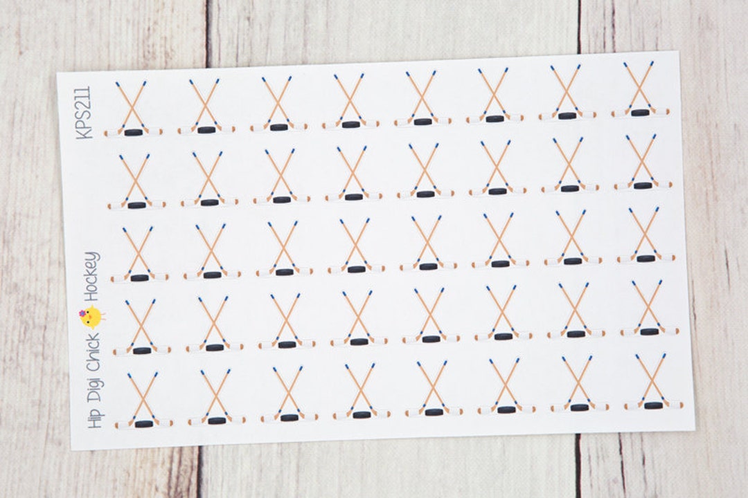 Ice Hockey Planner Stickers - Etsy