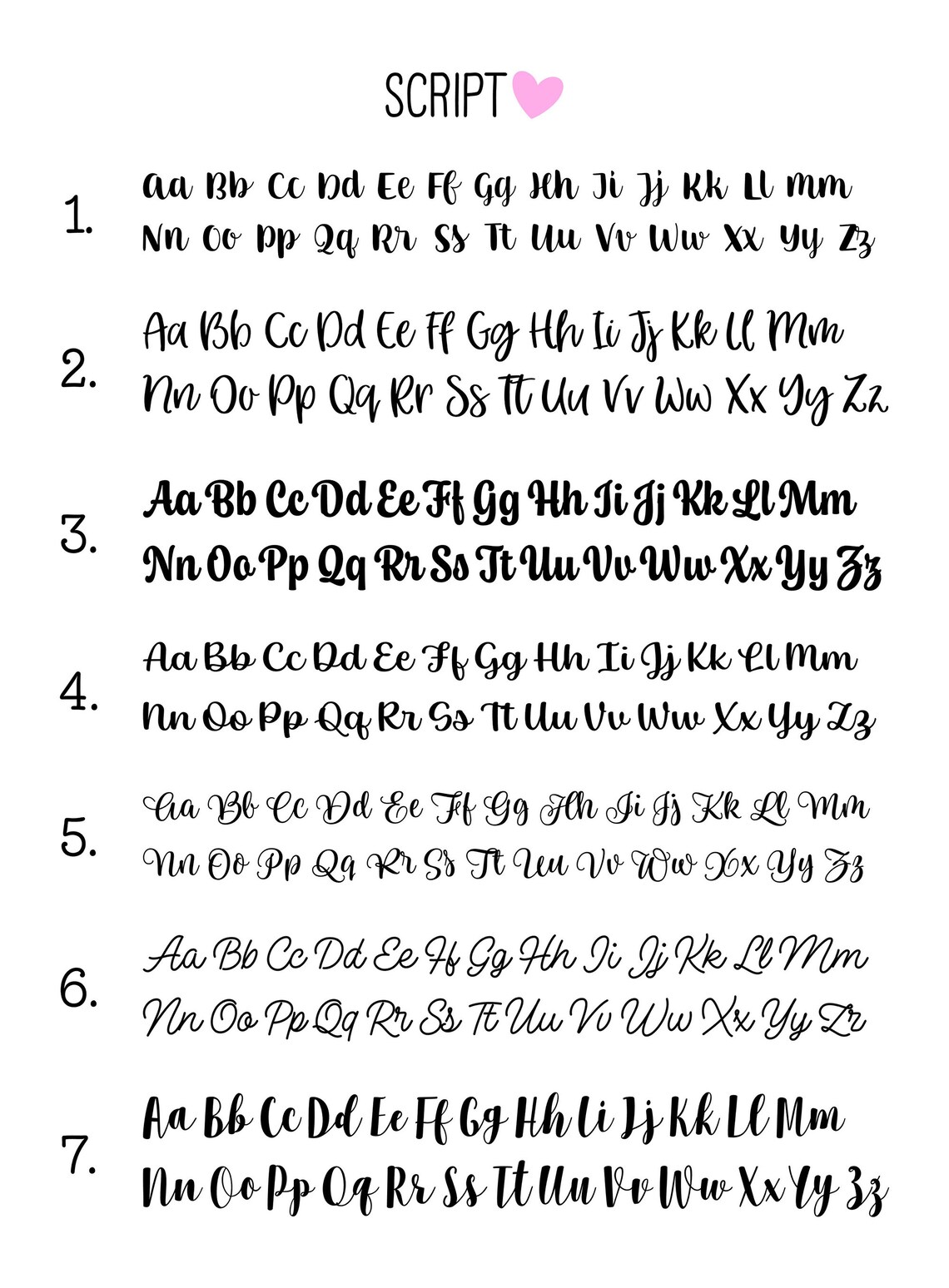 CUSTOM Word Text Script Planner Stickers | Etsy